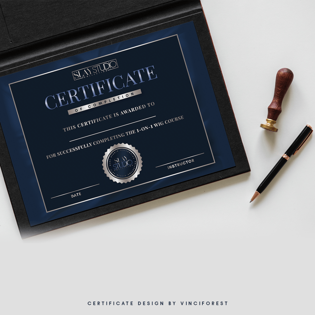 Certificate Design – Vinci Forest